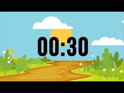 30 Second Countdown Timer with Music For Kids