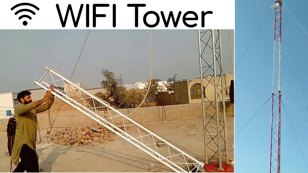 WIFI Tower installation for ISP Complete Tutorial 2022 by Moon Network ...