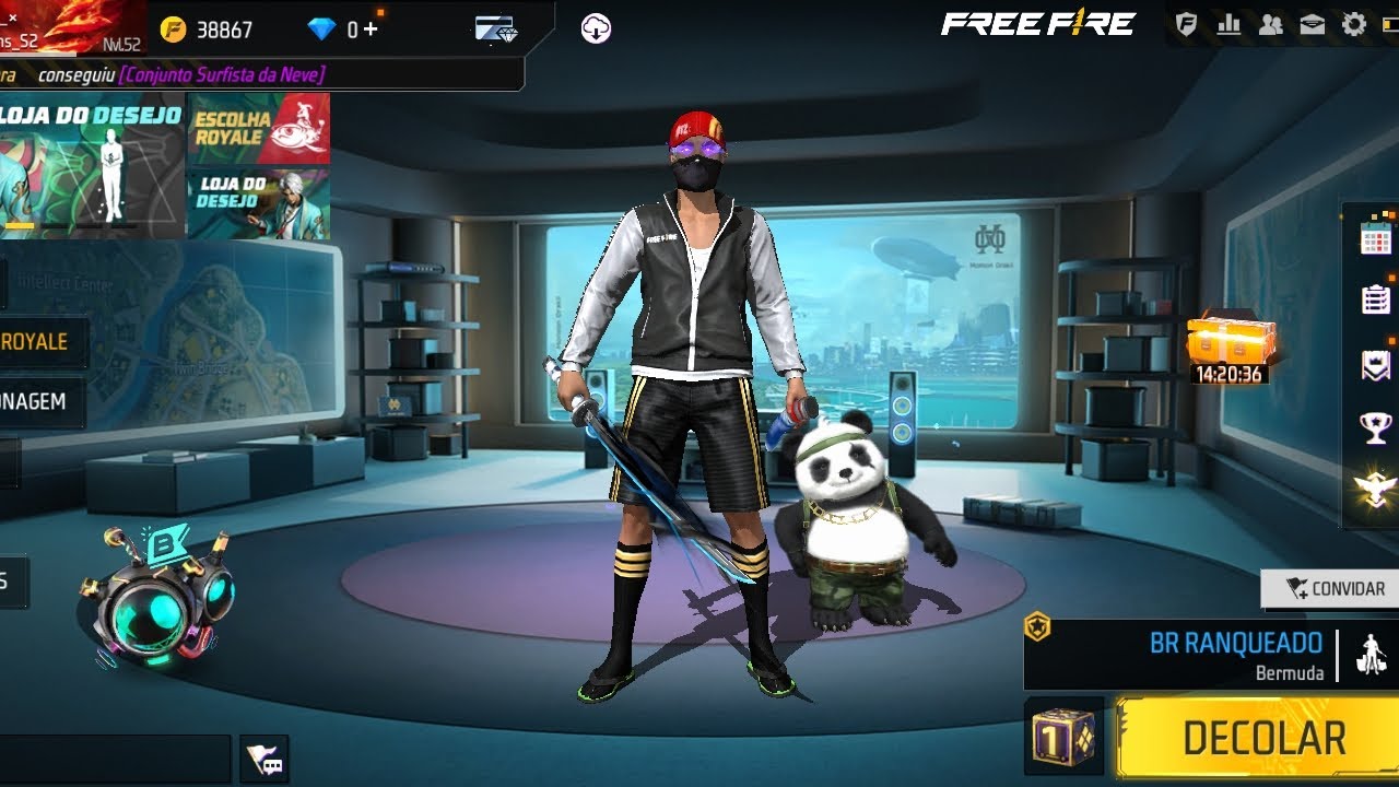 MOSTRANDO MINHA CONTA DO FF - YouTube