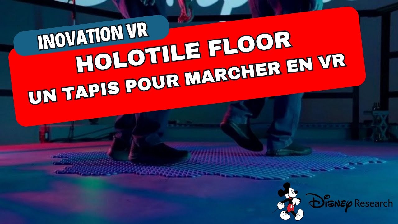 HoloTile Disney l'incroyable tapis de course VR - YouTube