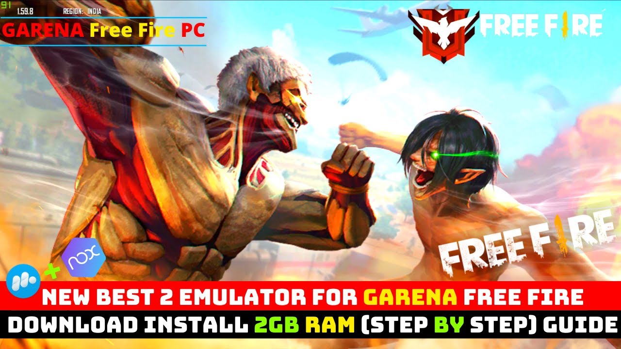HOW TO DOWNLOAD BEST EMULATOR PLAY FREE FIRE FOR LOW END PC IN 2GB RAM