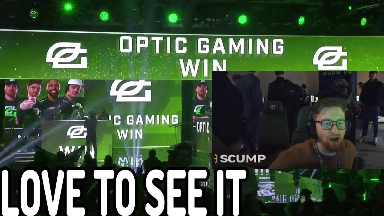 Scump Reacts To Optic Stomping G1 3-0 in Halo WC - YouTube