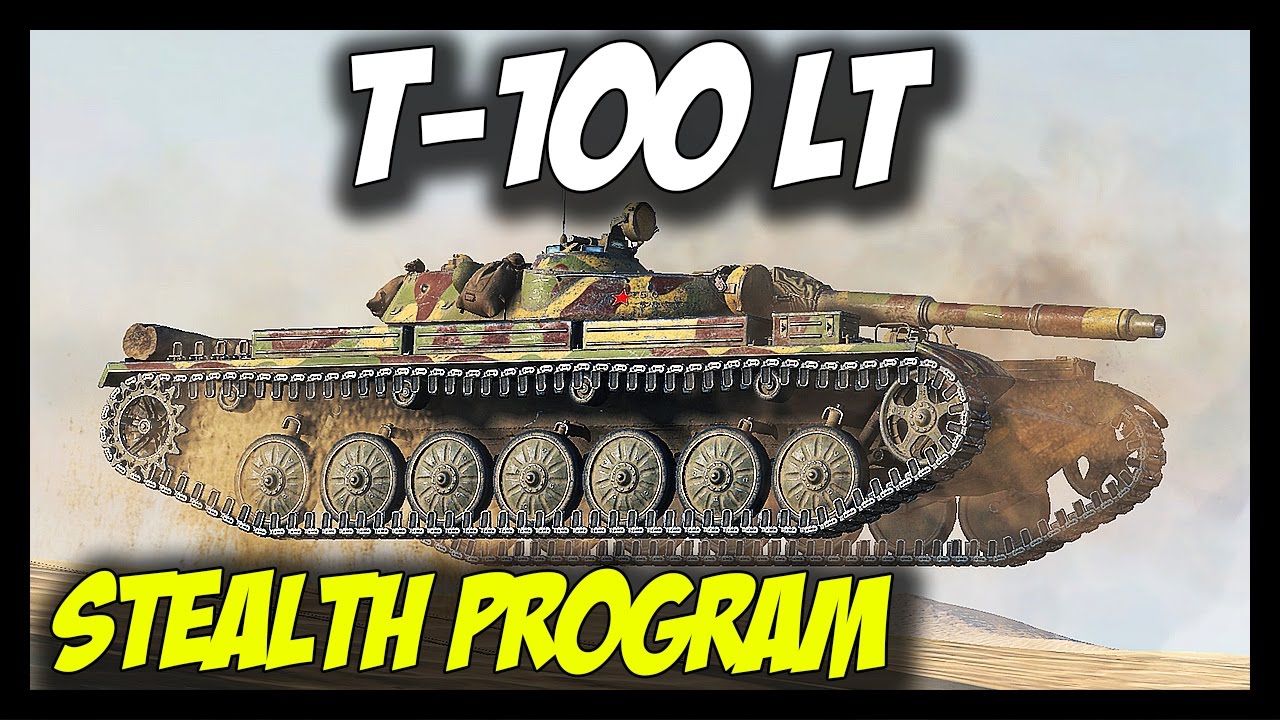 T-100 LT - Soviet Stealth Program - World of Tanks T-100 LT Gameplay ...