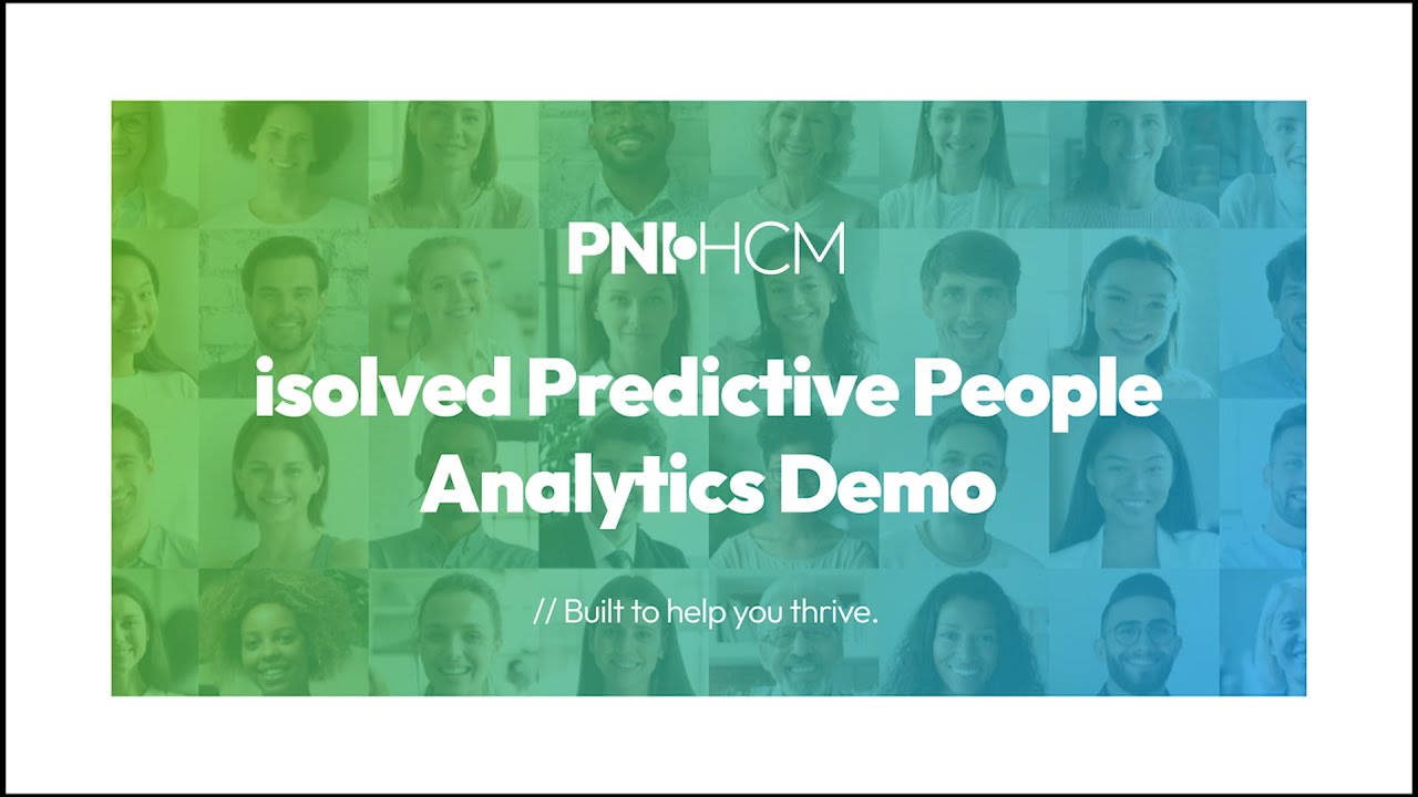 isolved Predictive People Analytics Demo | Powered by PNI•HCM - YouTube