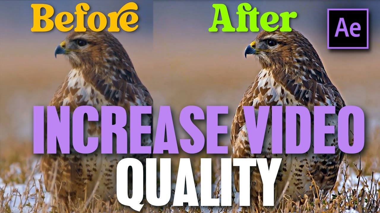 HOW TO INCREASE VIDEO QUALITY IN AFTER EFFECTS | INCREASE VIDEO QUALITY ...