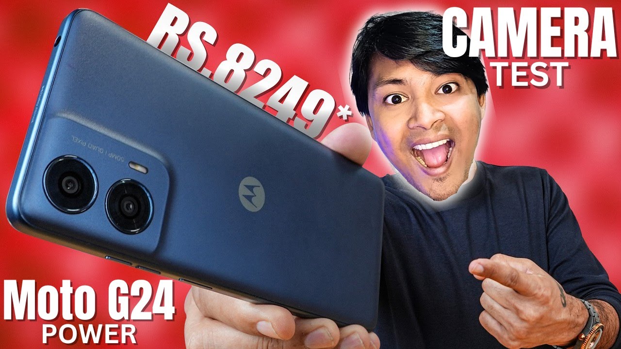 moto g24 Power Camera Test Full Review ⚡ 6000mAh Battery, 33W Charging ...