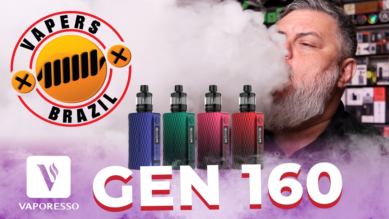 Vaporesso Gen 160 Kit - Duas baterias 18650 e 160W (Repost) - YouTube