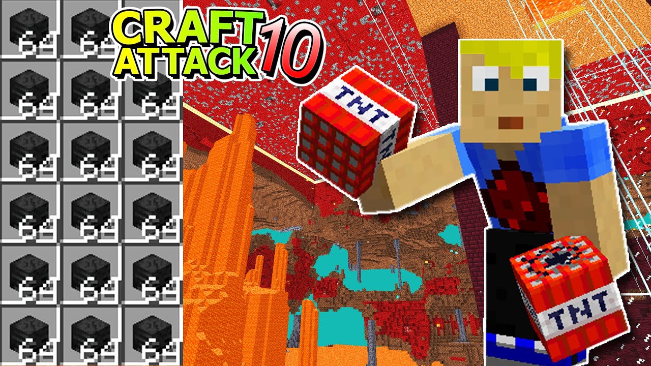 Trymacs RAGE! 200x200 KRATER im Nether SPRENGEN! KRANKE WITHER FARM ...