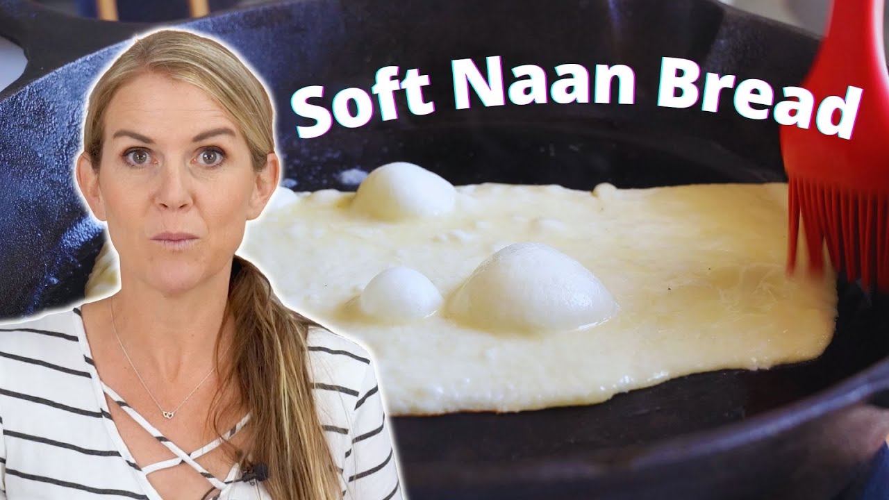 How To Make Soft Naan Bread In A Skillet | Easy Naan Bread Recipe - YouTube