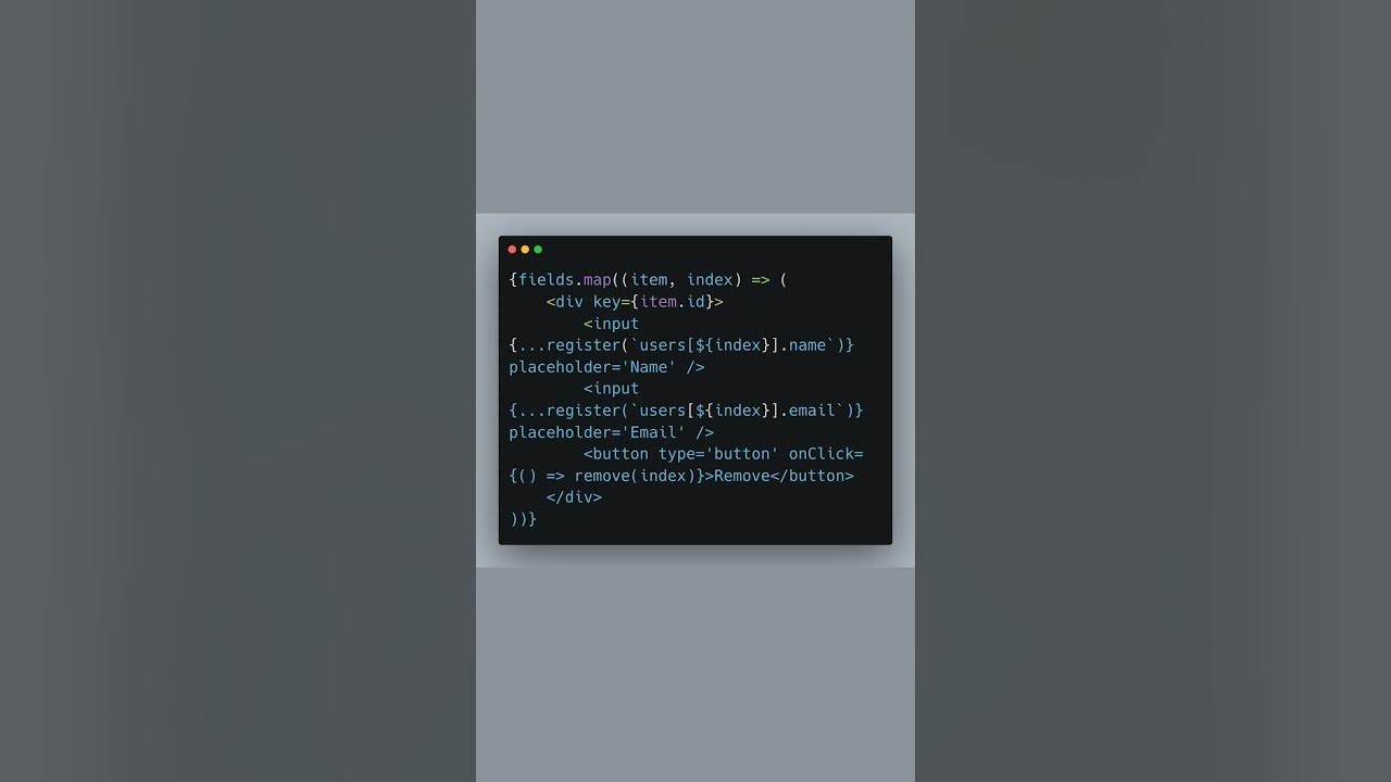 Dynamic Forms In React With Ease Reactdevelopment Youtube