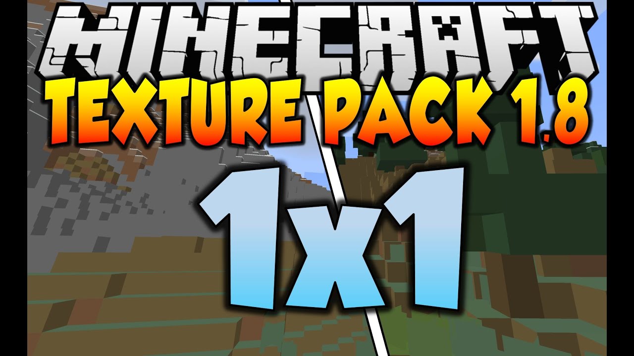UN TEXTURE PACK 1x1 ! PRESENTATION DU ONECRAFT TEXTURE PACK 1.8 FR ...
