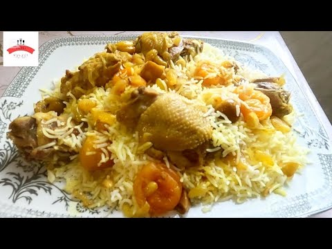 Toyuq Ətindən Qaralı Plovunu hazırlanması.