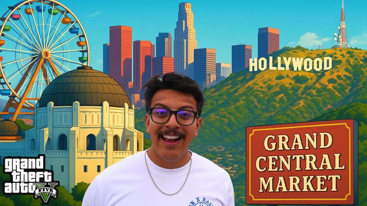 24 HOURS in LOS ANGELES! (Visiting Real-Life GTA V Locations) - YouTube