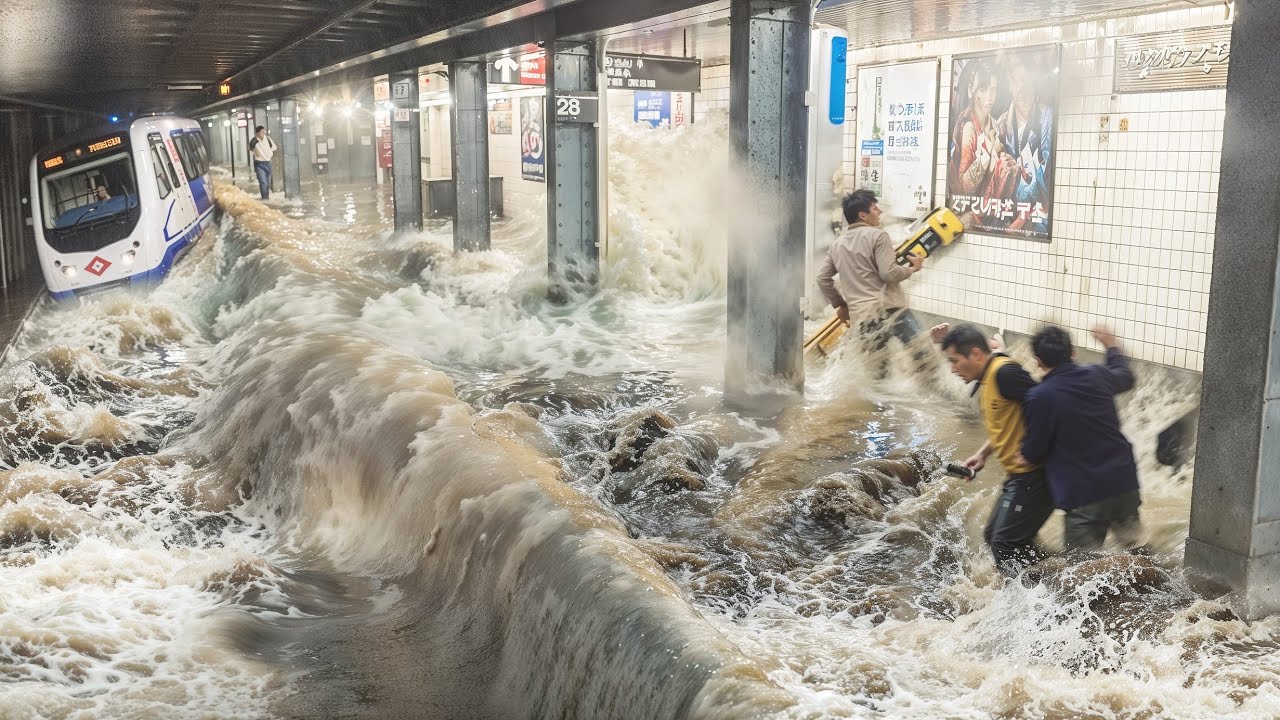 Japan Submerged: Intense Flooding Shuts Down Subway Stations in Tokyo ...