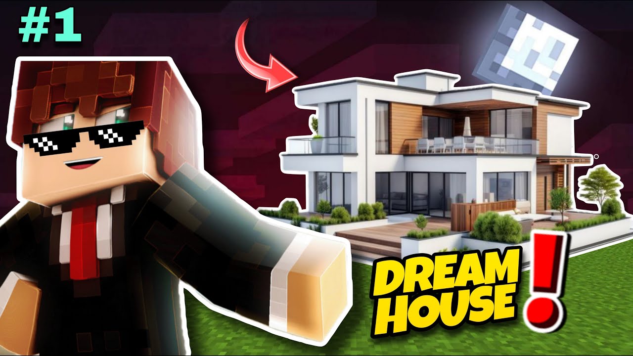 I BUILD MY DREAM HOUSE 🏡 IN MINECRAFT | SERIES 1 - YouTube