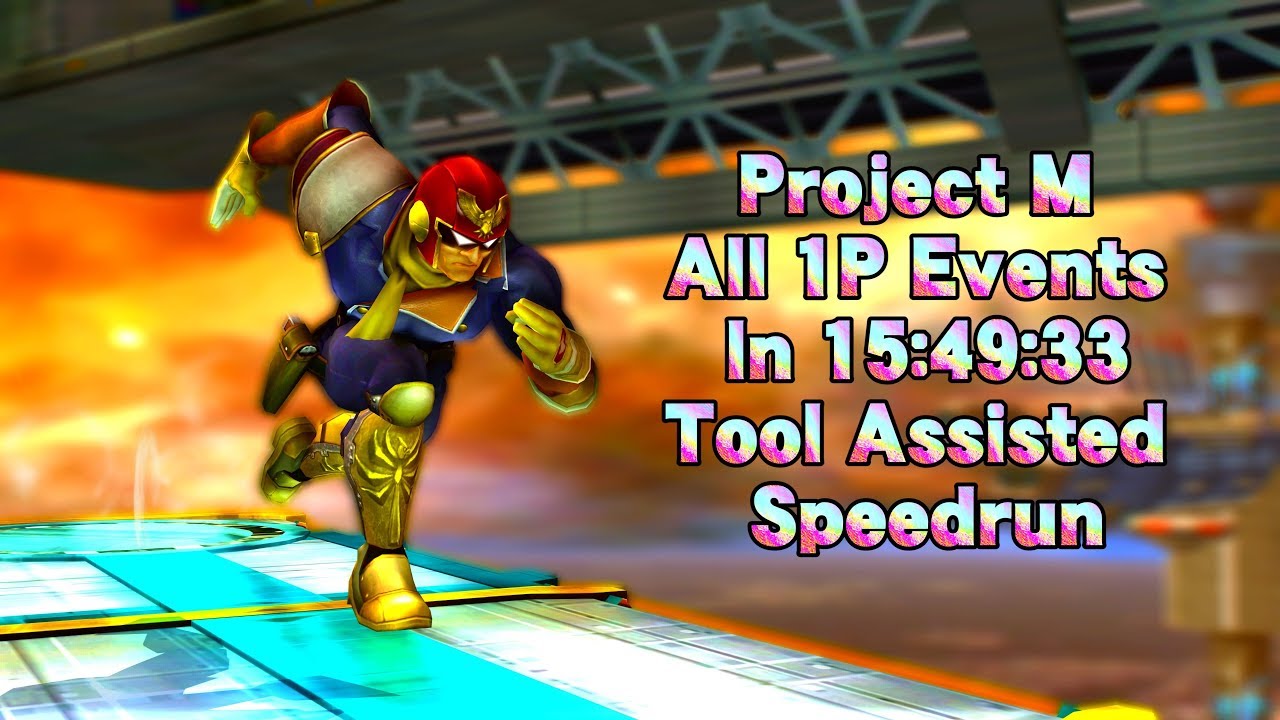 [TAS] Project M: All 1P Event Matches in 15:49:33 - YouTube
