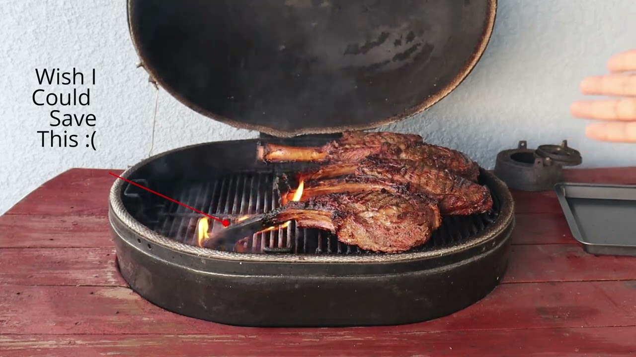 How to Barbecue: Tomahawk Steak - YouTube