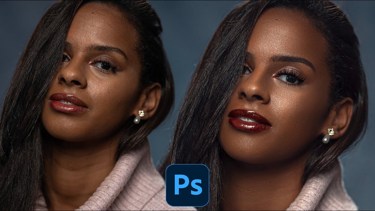 Easy Way of Smoothing Skin in Photoshop - YouTube