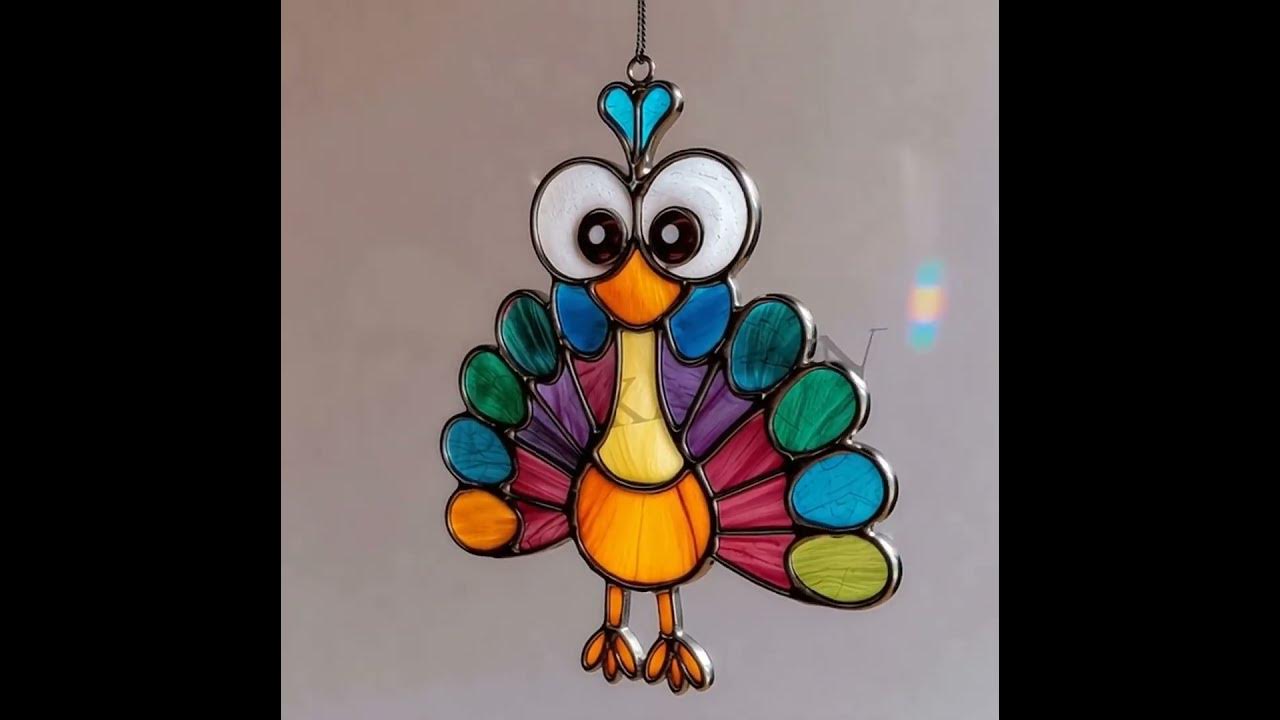 peacock color pattern - YouTube