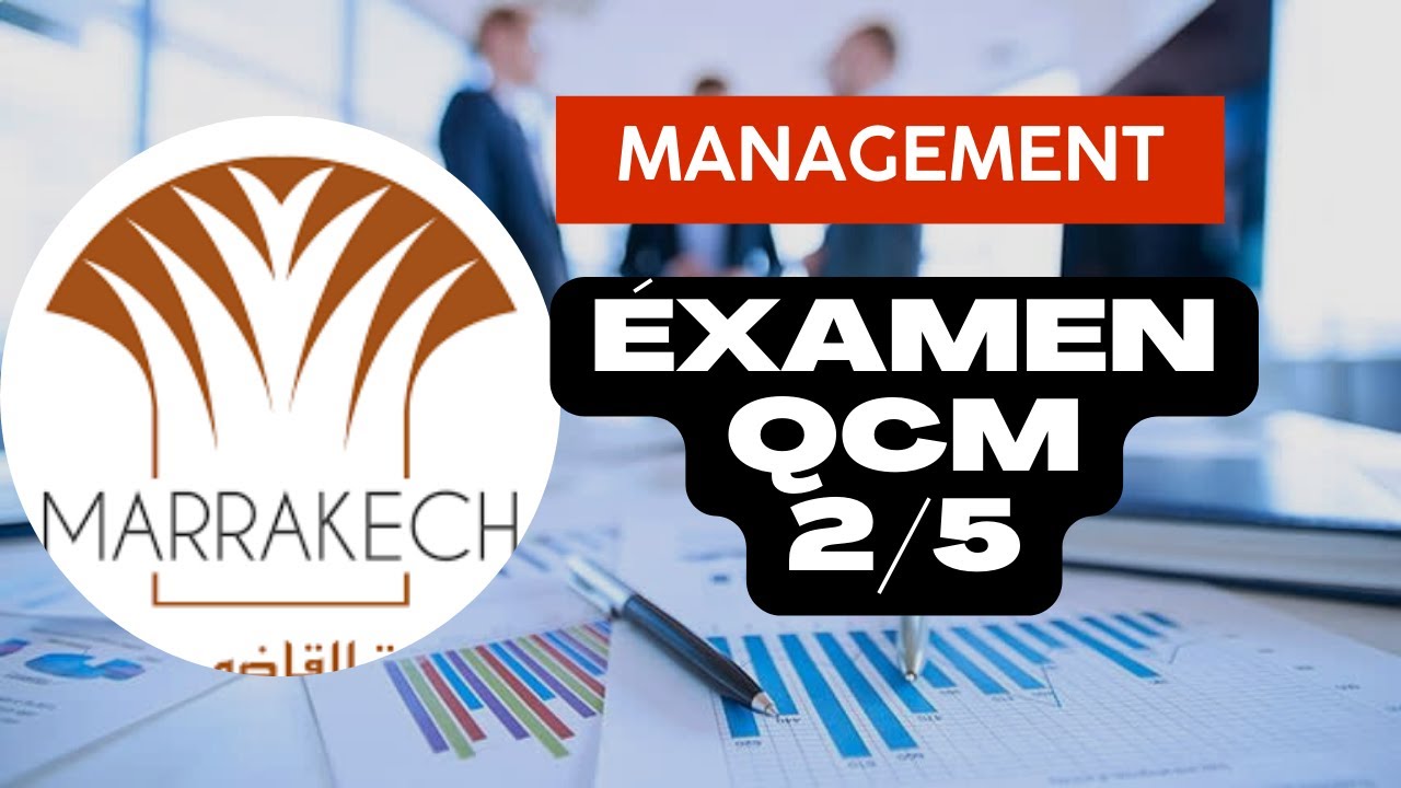 Management Examen QCM Corriger 2/5 - YouTube