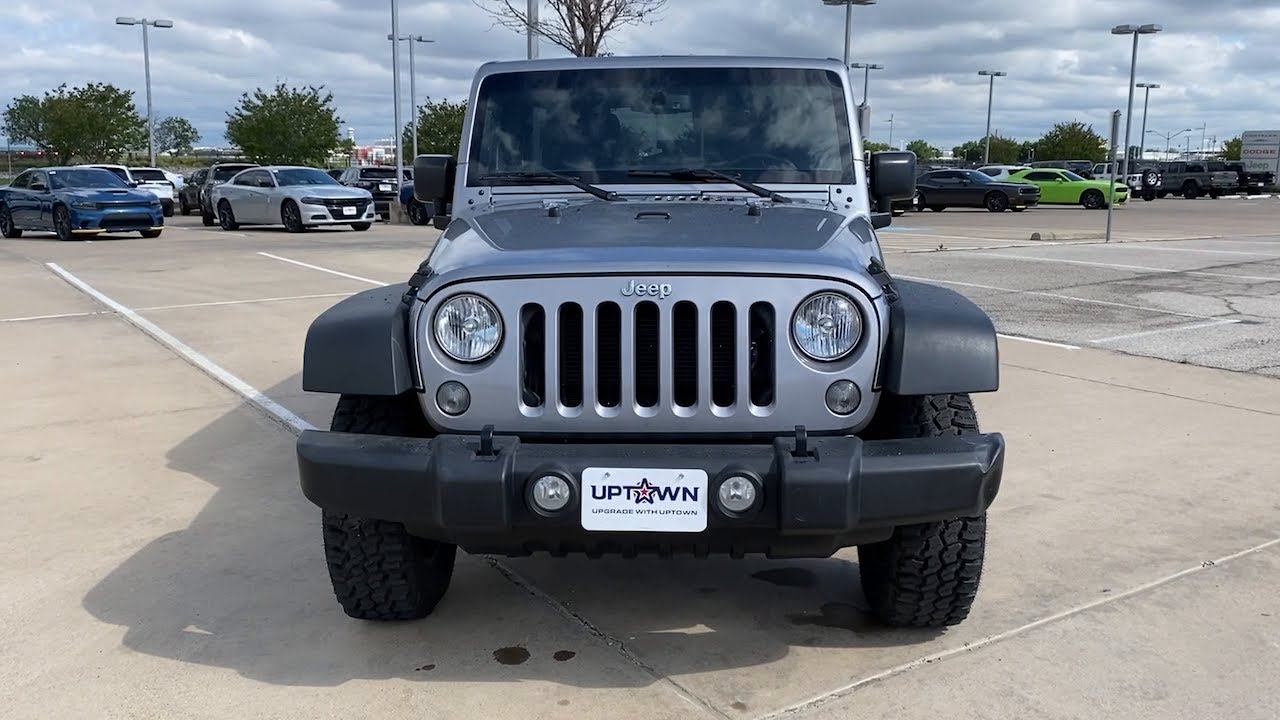 2015 Jeep Wrangler Dallas TX PW513552A - YouTube