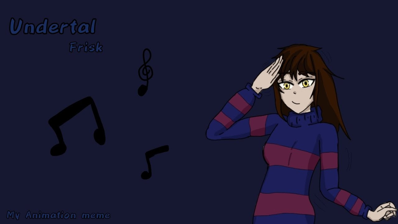 Dance tululu // Frisk Undertal // Meme // My Animation // - YouTube