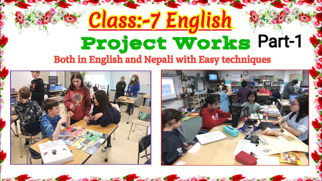 Class-7 English Project Work [Part-1] #class_7 #English #Grade_7 # ...