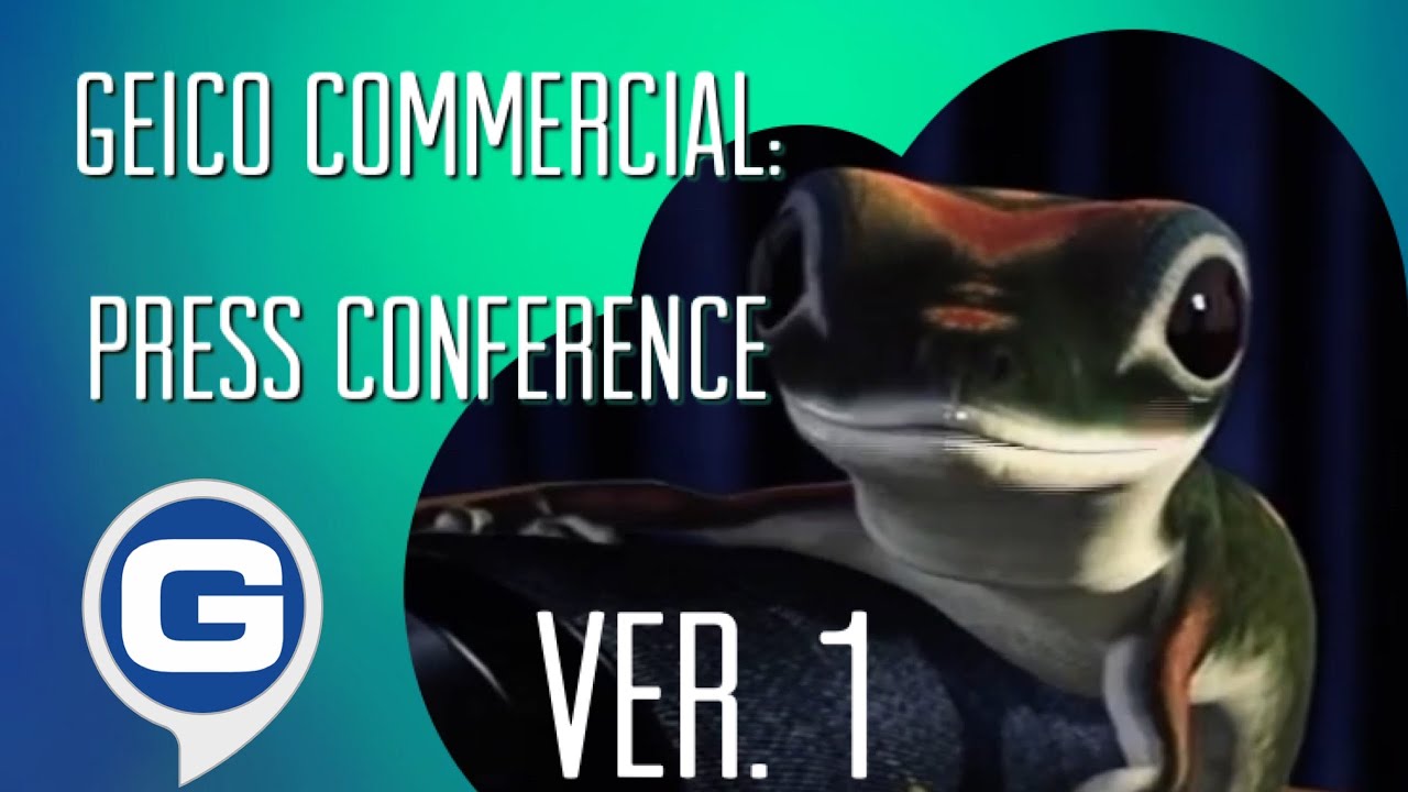 GEICO Gecko Commercial - Press Conference [VERSION 1]🦎🎤 (1999) - YouTube
