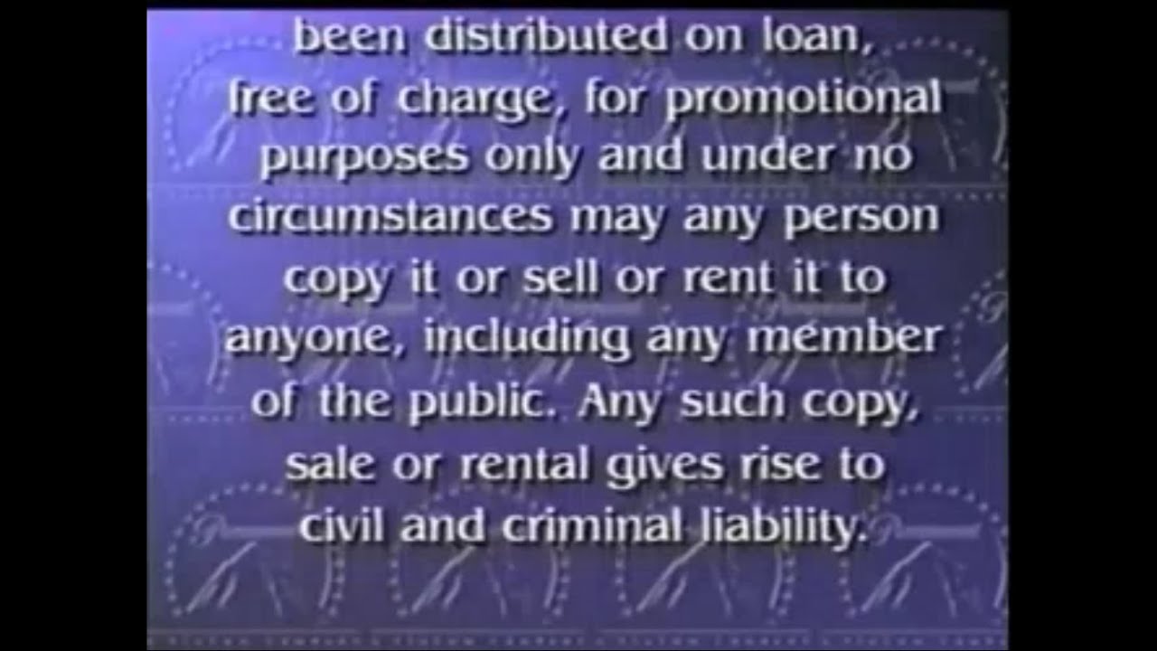 Paramount feature presentation 1990-1995 VHS Bumper - YouTube