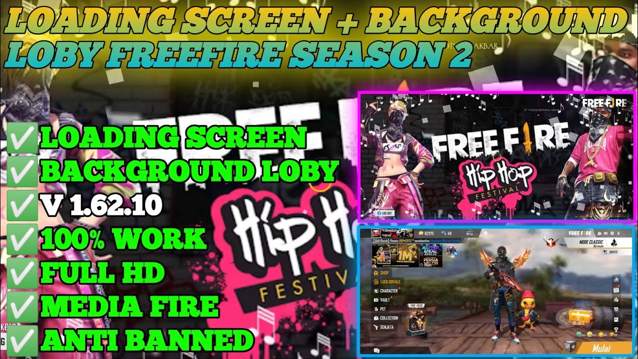 loading screen freefire season 2 | cara mengganti loading screen free ...