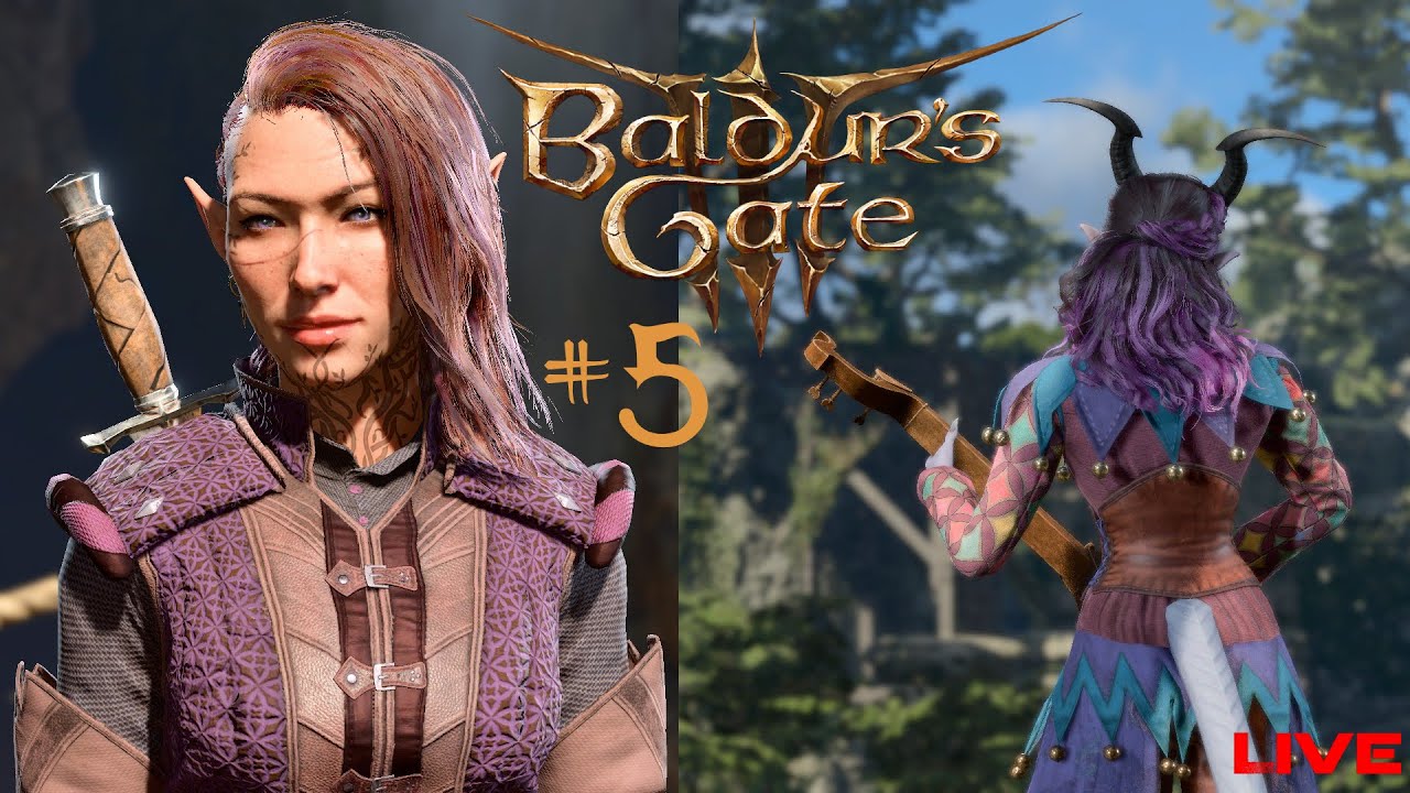 The Druids Cove Is So Cute! 💜🧙🏻‍♂️ Let’s Play Baldur’s Gate 3! LIVE ...