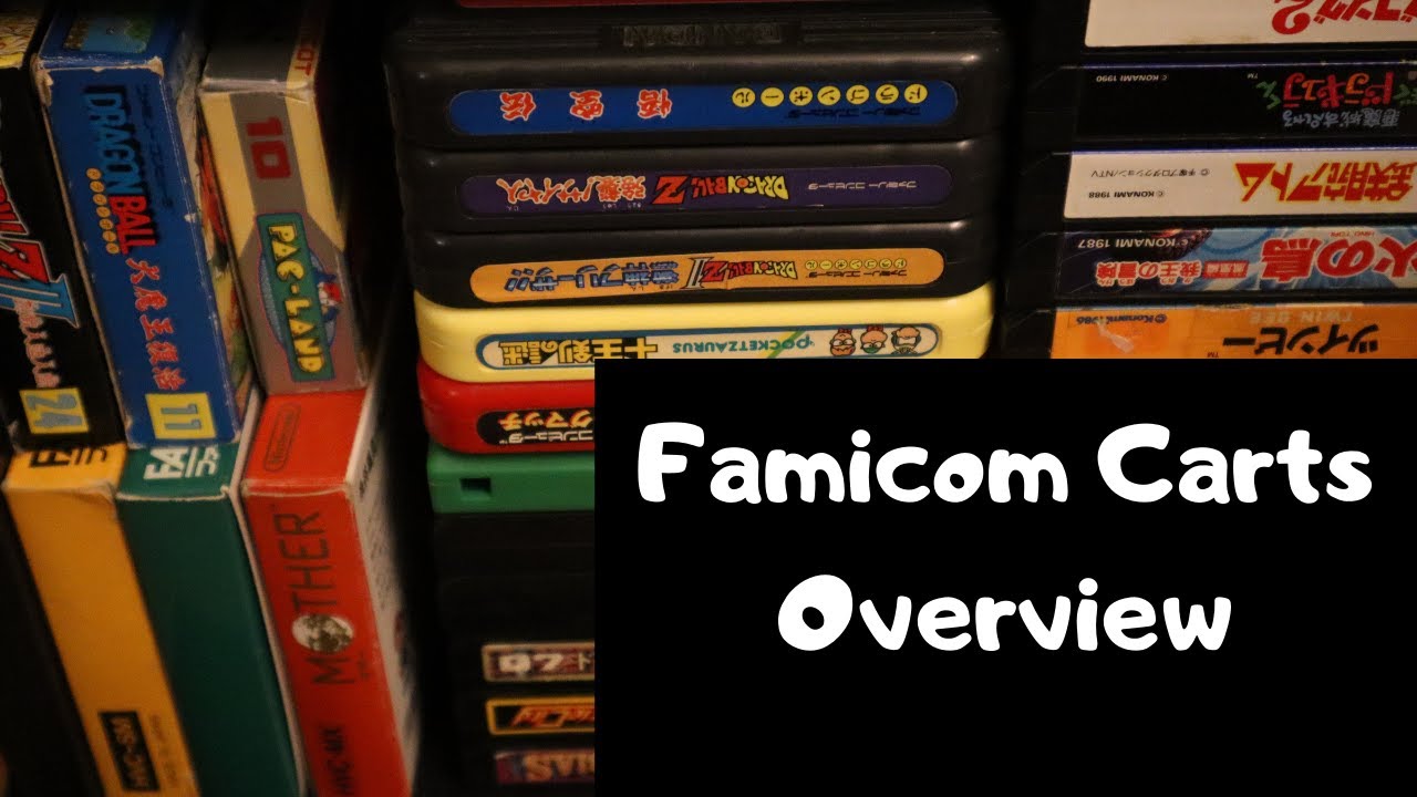 Famicom Carts -- History of Video Games - YouTube