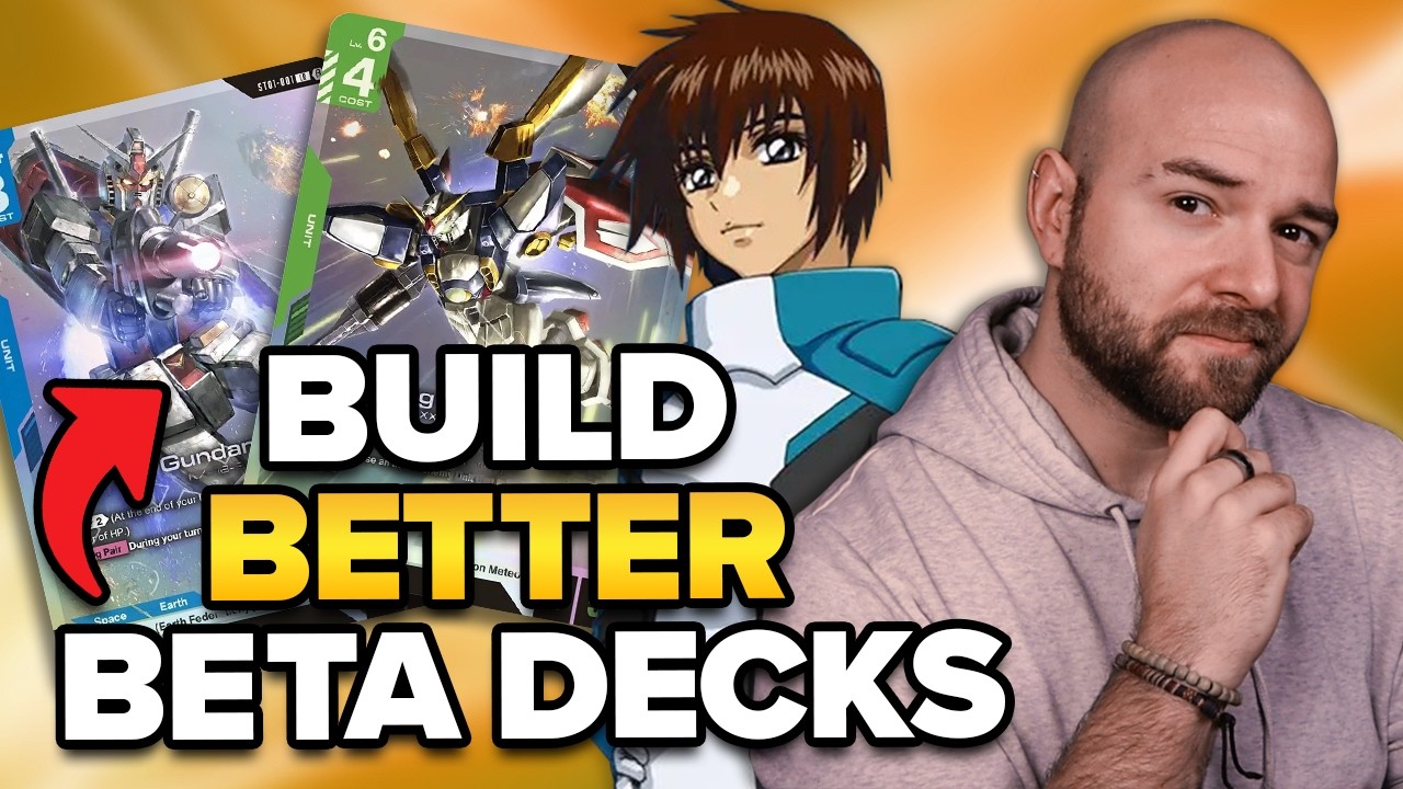 How To Build A Gundam Card Game Beta Deck - YouTube