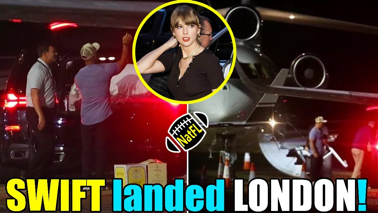 Taylor Swift lands her private jet at Stansted airport with crates of ...