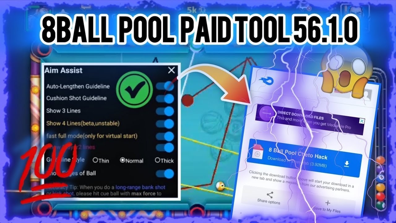 8 ball pool hack android 2024 | 8 ball pool infinite guidelines hack ...