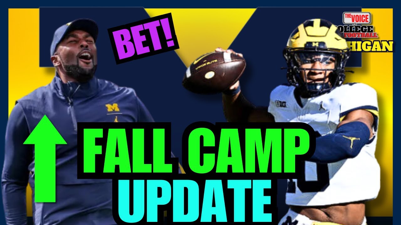 MICHIGAN FALL CAMP UPDATE - (Alex Orji, Jordan Marshall, Marlin Klein ...