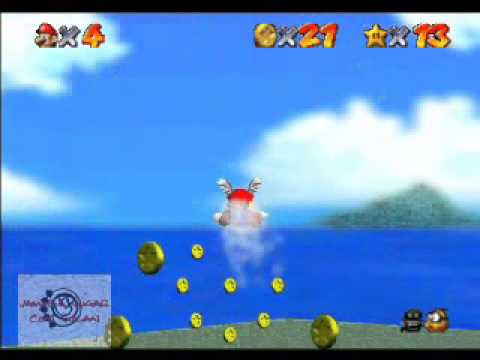 Super Mario 64 mario wings to the sky - Mario Alas Al Cielo - YouTube