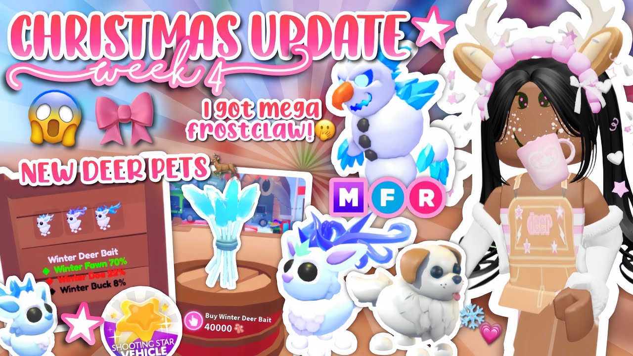 ADOPT ME WINTERFEST WEEK 4 UPDATE! ️💕 | I GOT MEGA FROSTCLAW?! 😱 - YouTube