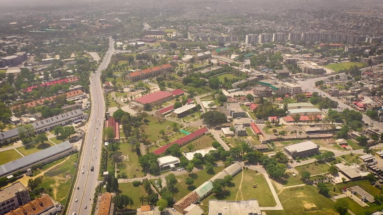 Military College of Signals NUST beautiful aerial views - YouTube
