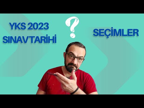 YKS 2023 SINAV TARİHİ VE SEÇİMLER