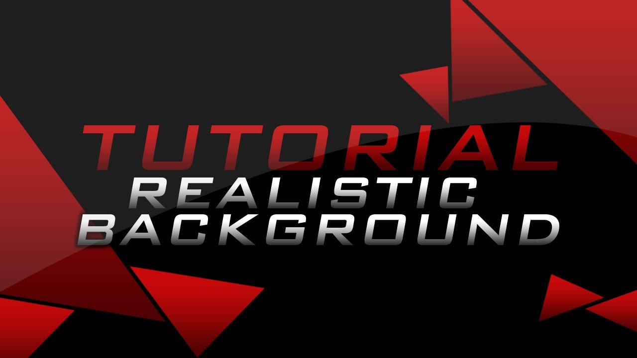 Background Tutorial | Realistic Text and Logos! [My Style] - YouTube