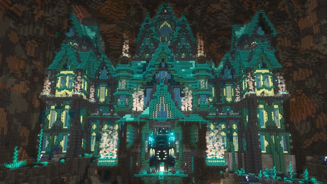 WARDEN CASTLE - Minecraft Timelapse - YouTube