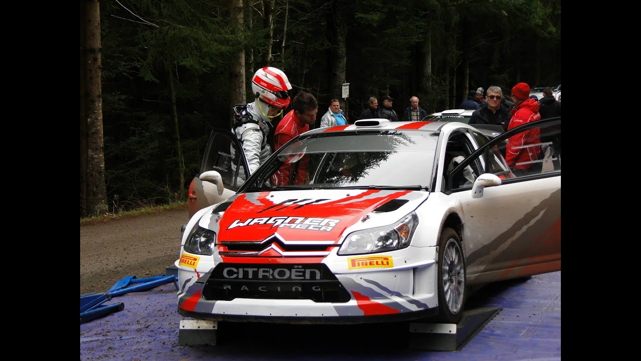 Tests Day Quentin Gilbert / Citroen C4 WRC / Pré Rallye du Touquet 2014 ...