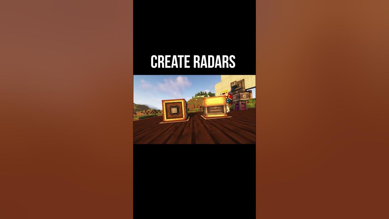 Create Radars mod. Create mod addons Tutorial 1.20.1 (minecraft java ...