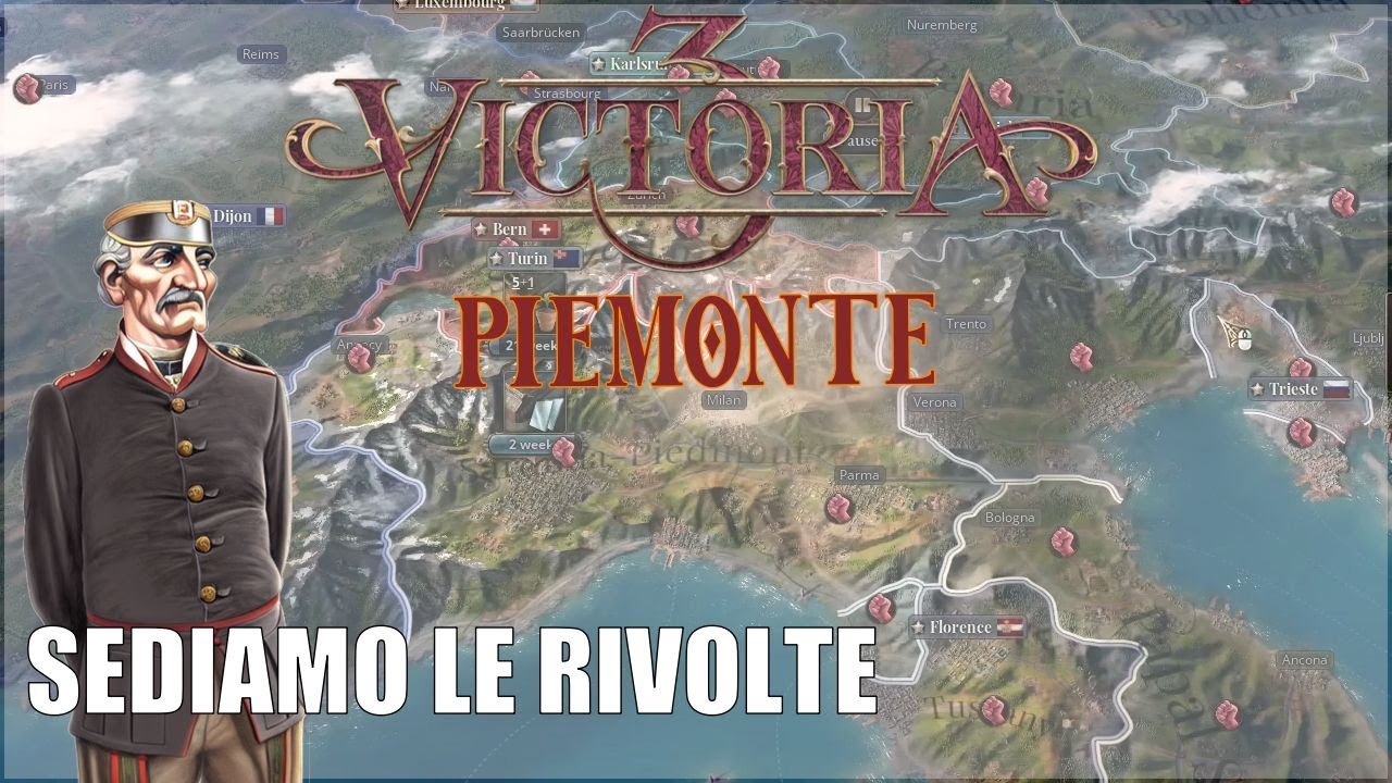 Sediamo le rivolte - Victoria 3 - Piemonte [Ep 24] - YouTube