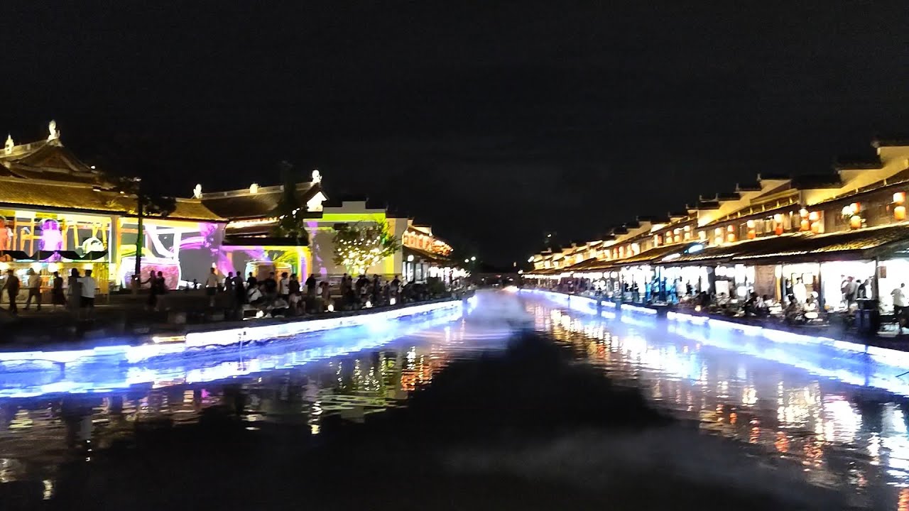 Night Scenery of Keqiao Ancient Town in Shaoxing, the Hometown of Lu ...