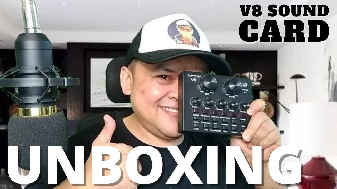V8 SINGING LIVE SOUND CARD - YouTube