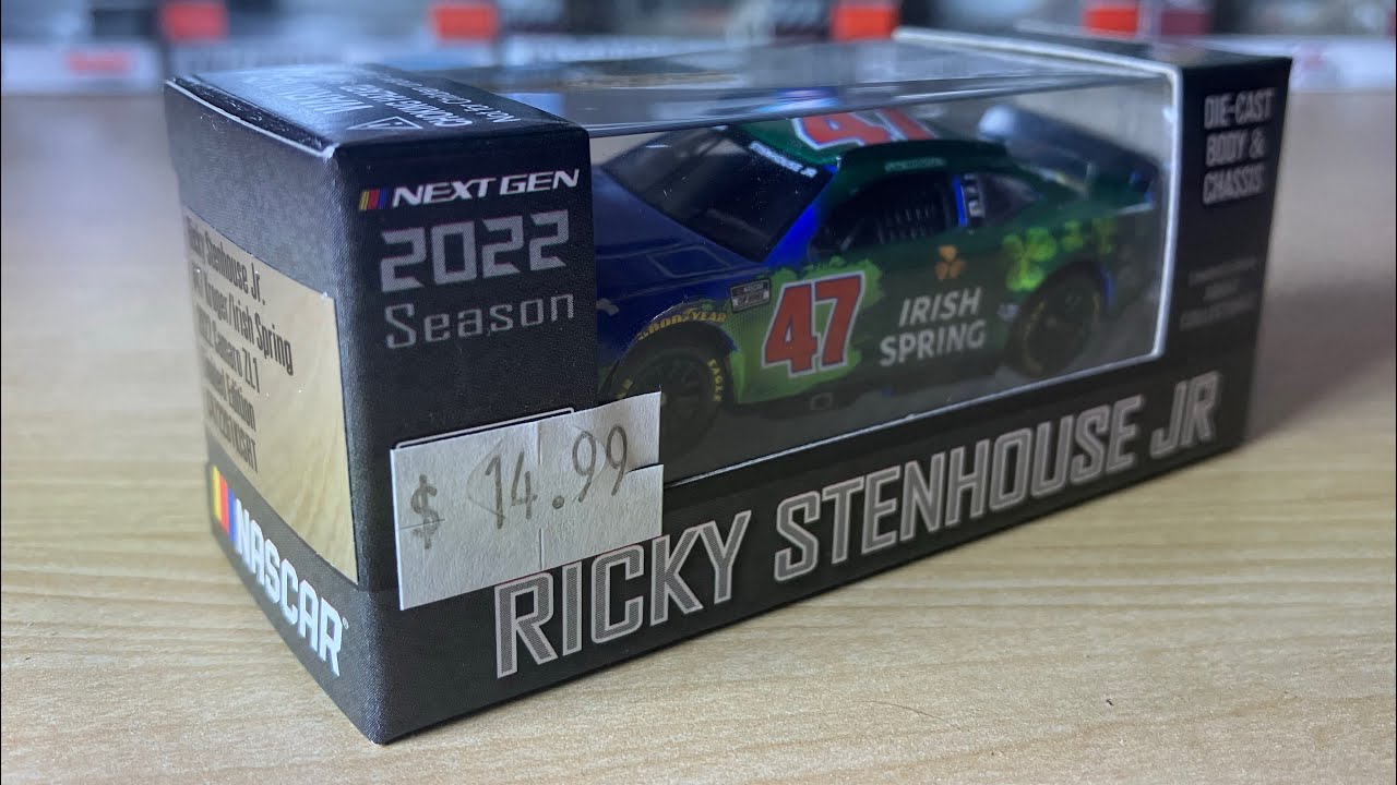 CR7 Diecast Review: Ricky Stenhouse Jr 2022 Kroger/Irish Spring Chevy ...