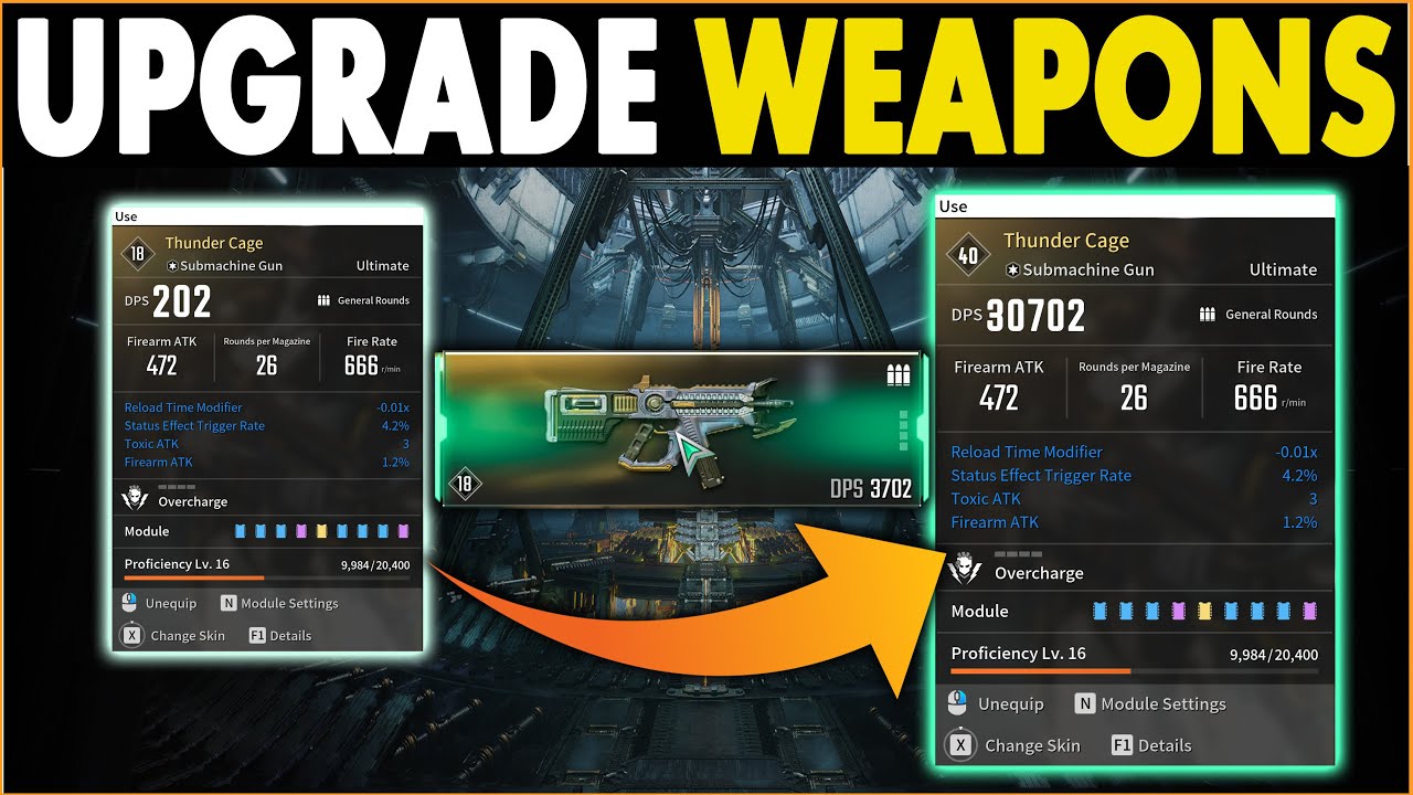 The First Descendant How to Level Up Weapons - Upgrade Guns DPS - YouTube