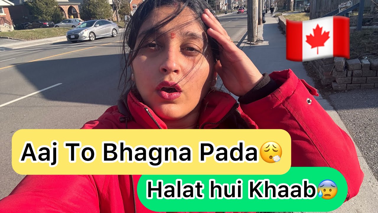 Akele Bhagna Pada 😧|| Svadhi Ko Leke Akele Bhagna Pada😰🇨🇦 ...